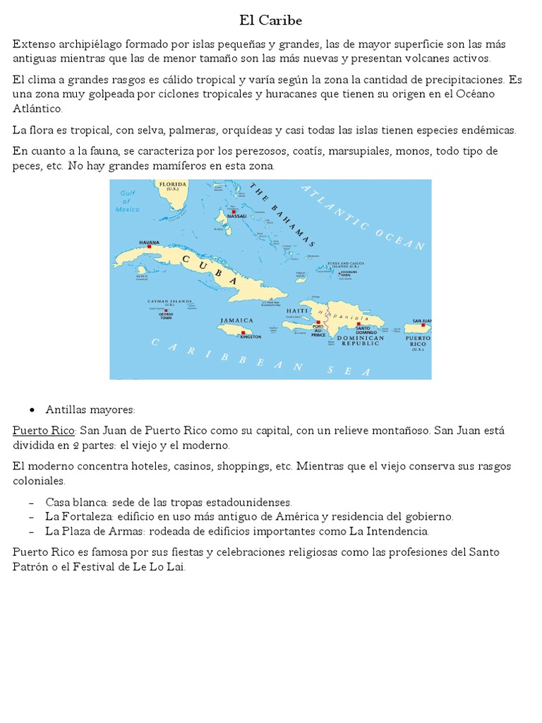 El Caribe | PDF | la Habana | Antillas
