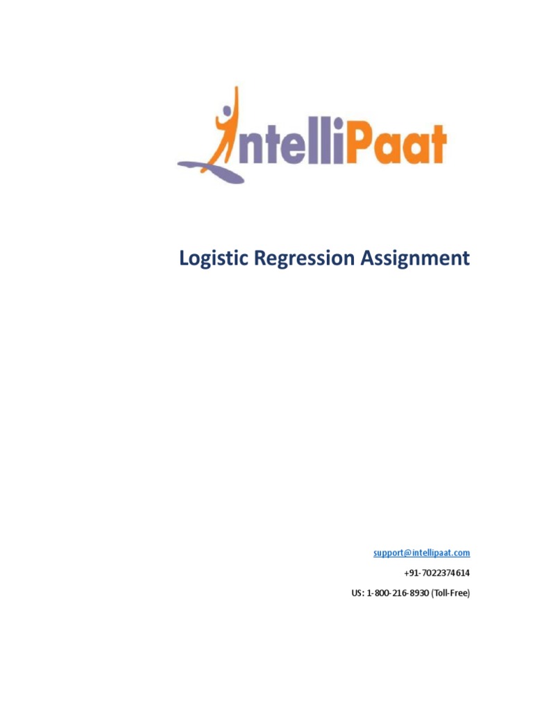 Logistic Regression Assignment | PDF | Logistic Regression | Regression Analysis