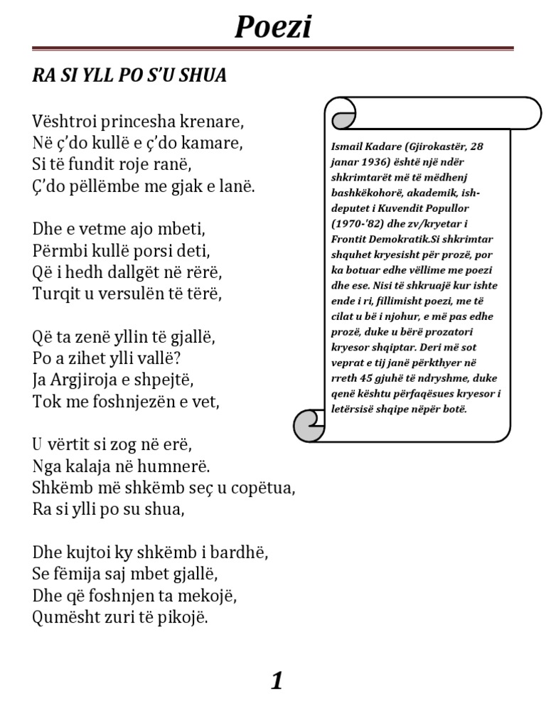 Ra Si Yll Po Su Shua | PDF