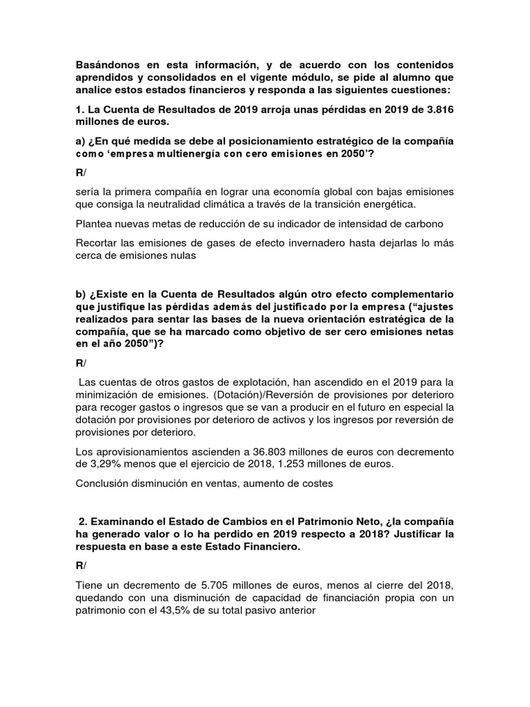 Caso Practico Repsol | PDF | Euro | Economias