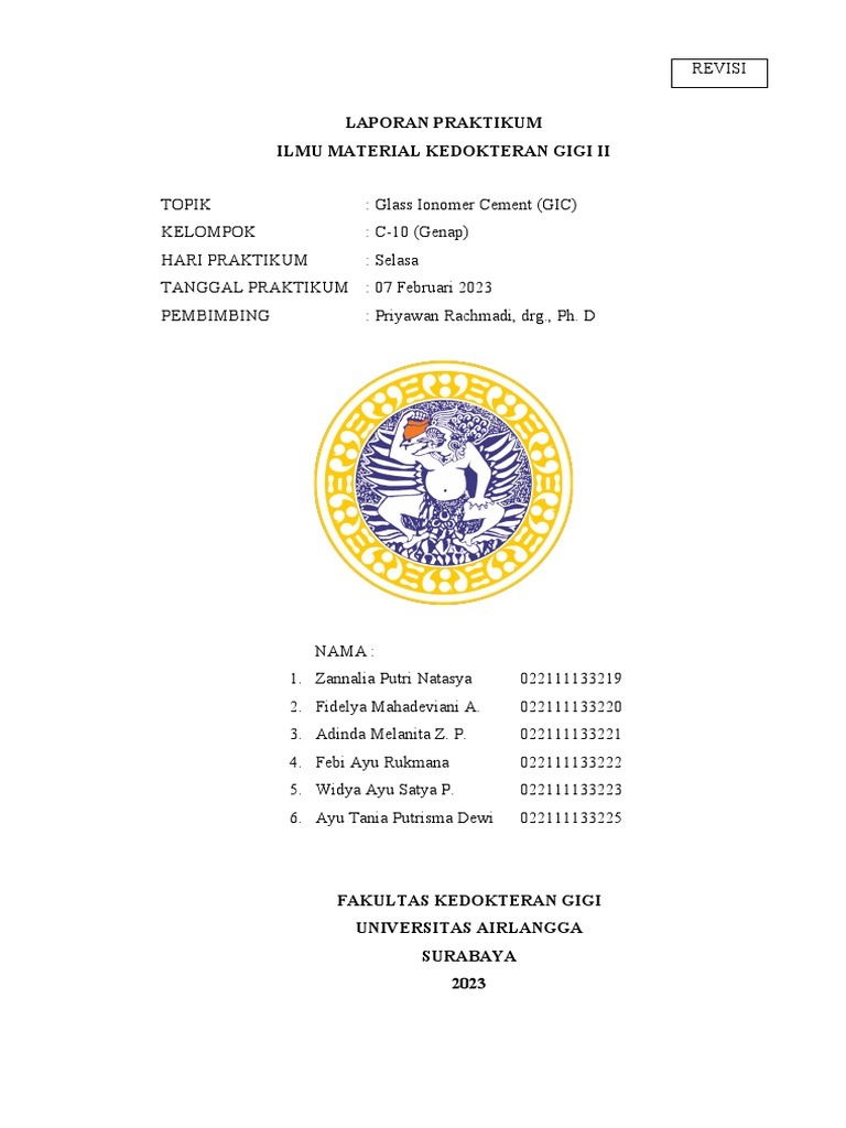 LAPORAN PRAKTIKUM GIC Revisi PDF | PDF | Sains & Matematika