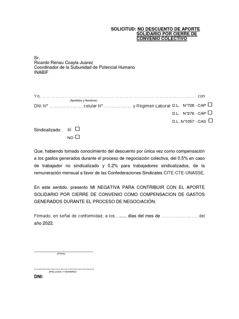 Formulario Solicitud PDF | PDF