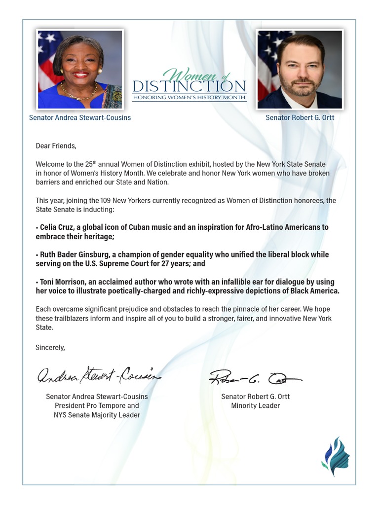 2023 Women of Distinction Inductees | PDF | Lucille Ball