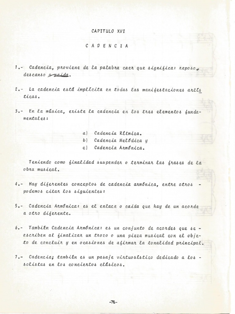 Cadencias Principales PDF | PDF