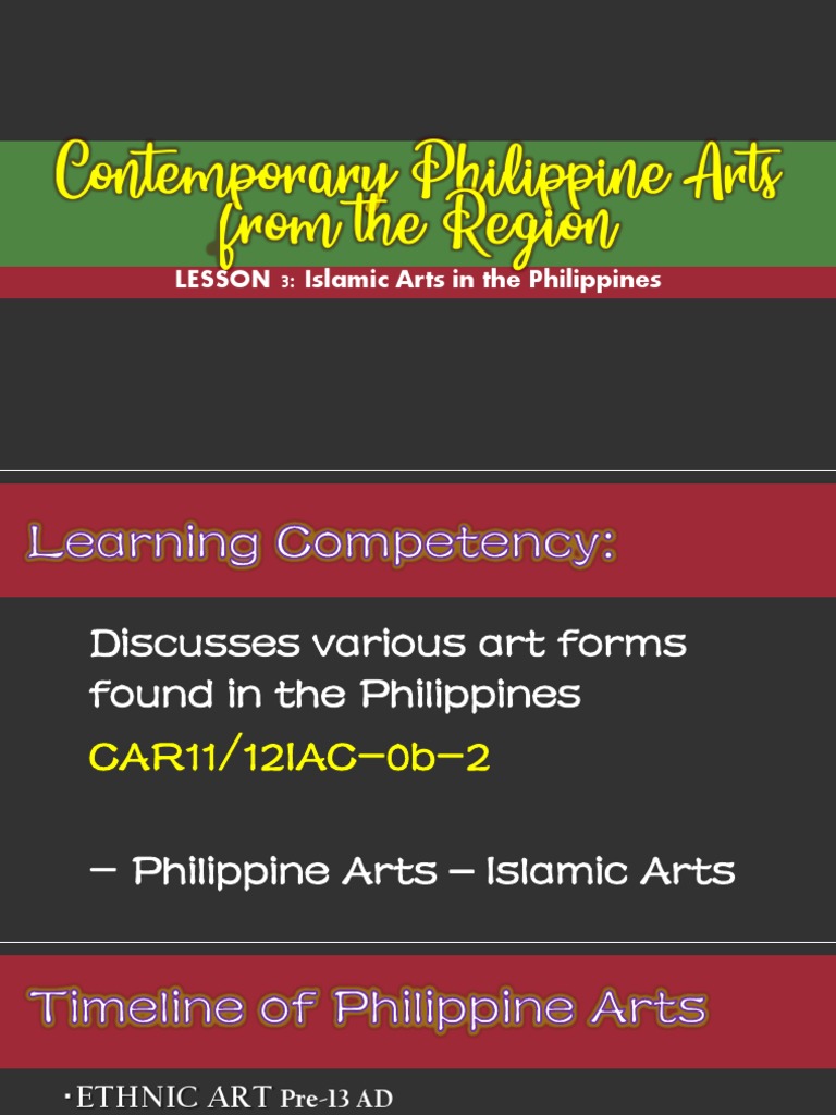 Copy of CONPHILARTS LESSON 3 ISLAMIC ARTS | PDF | Mosque | Abrahamic ...
