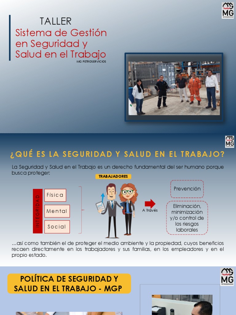 Sistema de gestión en seguridad y salud en el trabajo.pdf | PDF | Seguridad y salud ocupacional ...