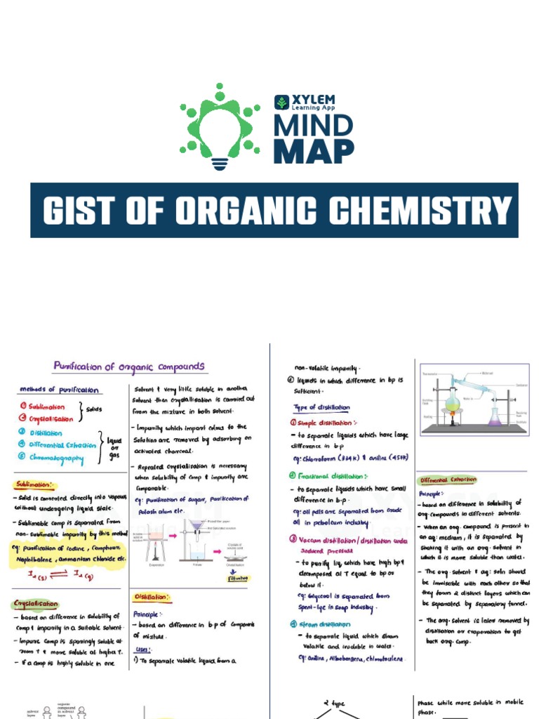 Organic Chemistry Mind Map Guide | PDF