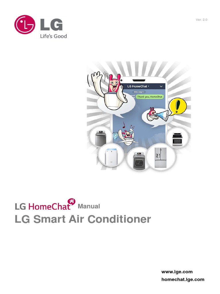 LG HomeChat Air Conditioner Manual | PDF | I Phone | Google Play