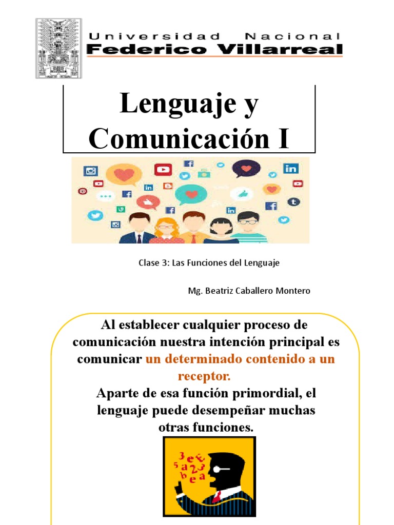 Clase 3 - Las Funciones Del Lenguaje | PDF | Ciencia cognitiva | Comunicación humana