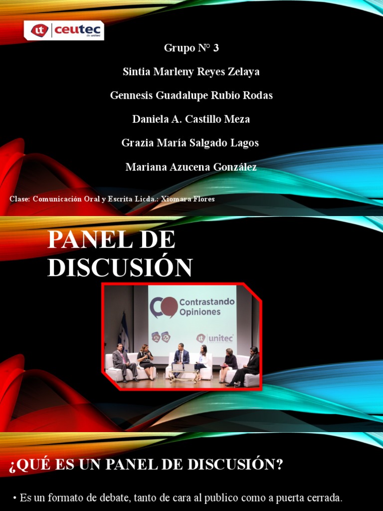 Presentación de Panel de Discusión | PDF
