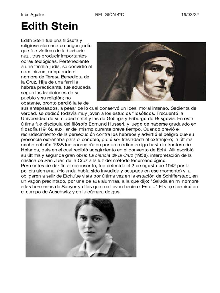 Edith Stein | PDF