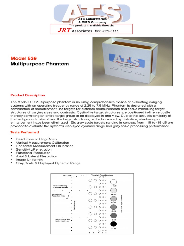 Ats539 Phantoms | PDF | Metrology | Physical Sciences