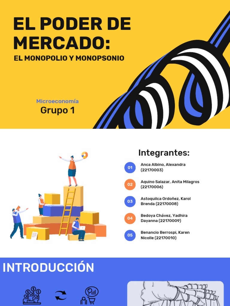 El Poder de Mercado (Monopolio y Monopsonio) | PDF | Monopolio ...
