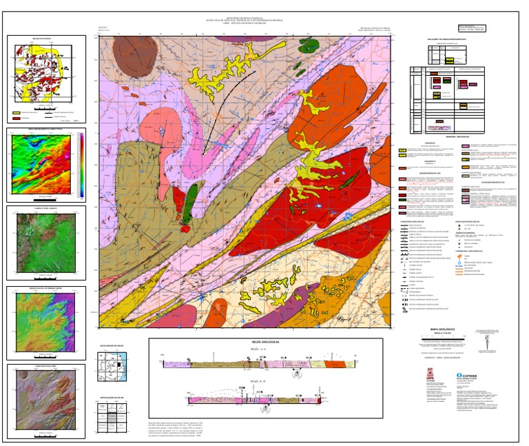 Carta Geologica Solanea PDF | PDF | Geologia | Geociências