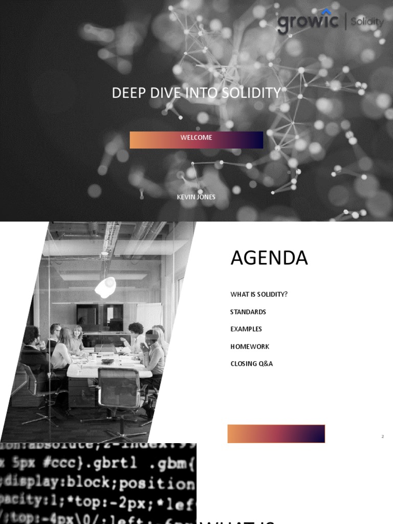 2 2 Deep Dive Into Solidity 6398726974f32871835034 PDF | PDF | Data Type | Boolean Data Type