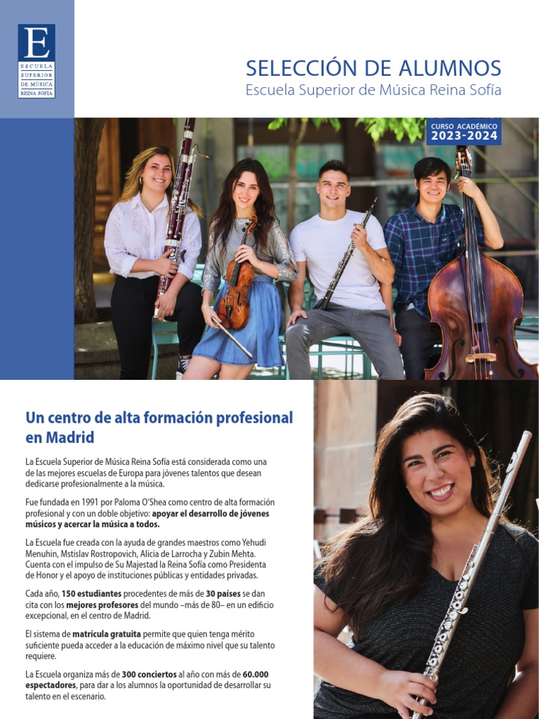 Audiciones 23-24 Español | PDF | Composiciones Musicales | Las artes ...