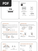Tws Wireless Bluetooth Earbuds Manual | PDF | Headphones | Bluetooth