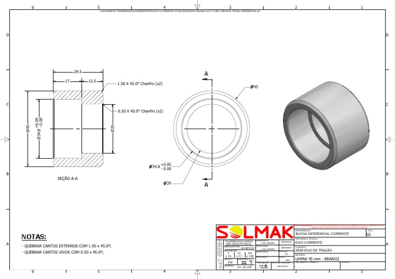 08 - Bucha Interna Eixo Corrente Tecnil PDF | PDF