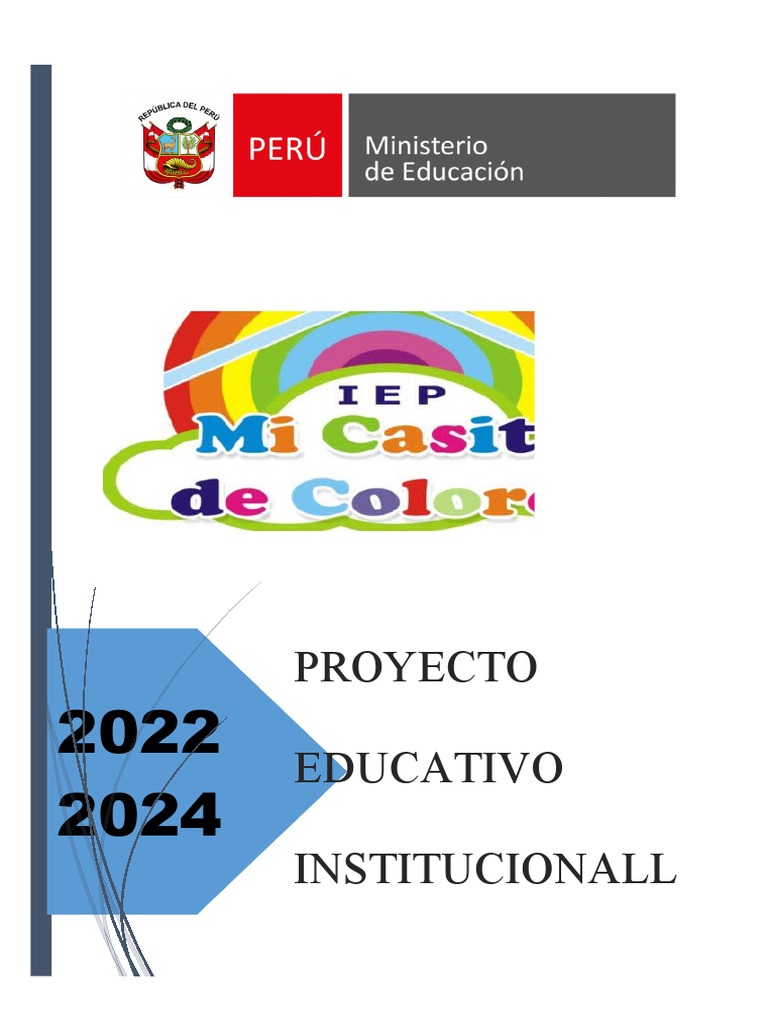 Proyecto Educativo Institucional-2023 MCCC | PDF | Educación primaria | Evaluación
