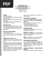 Flevomax 500mg Prospecto | PDF | Amamantamiento | El embarazo