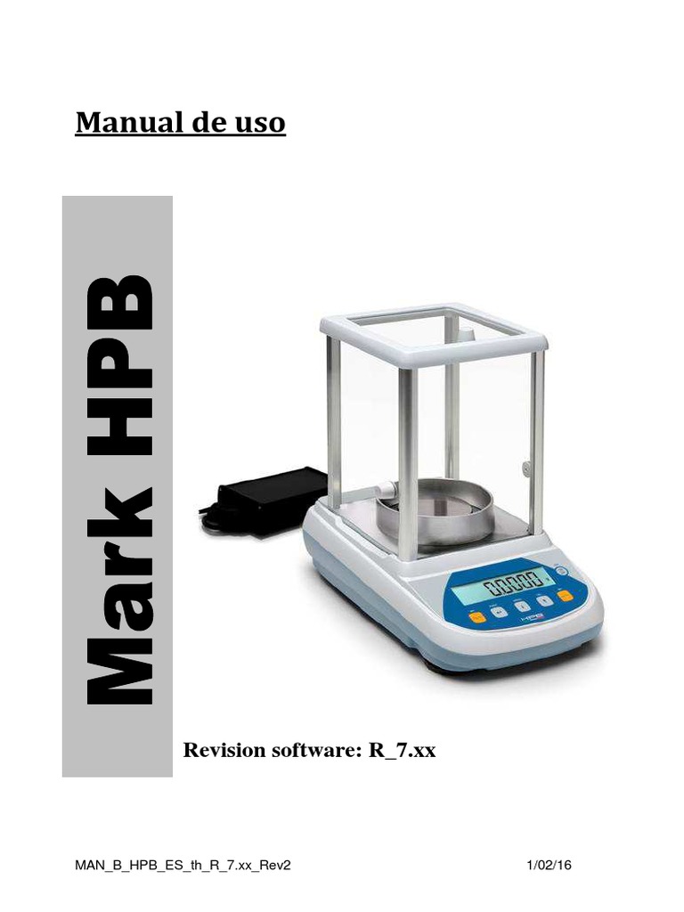 Manual Microbalanza | PDF | Calibración | Balanza