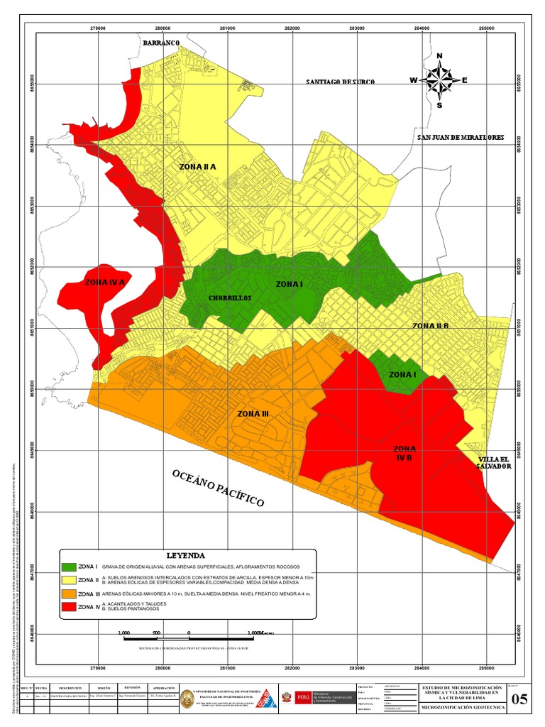 P05 Microzonificacion Geotecnica A0 | PDF | Lima