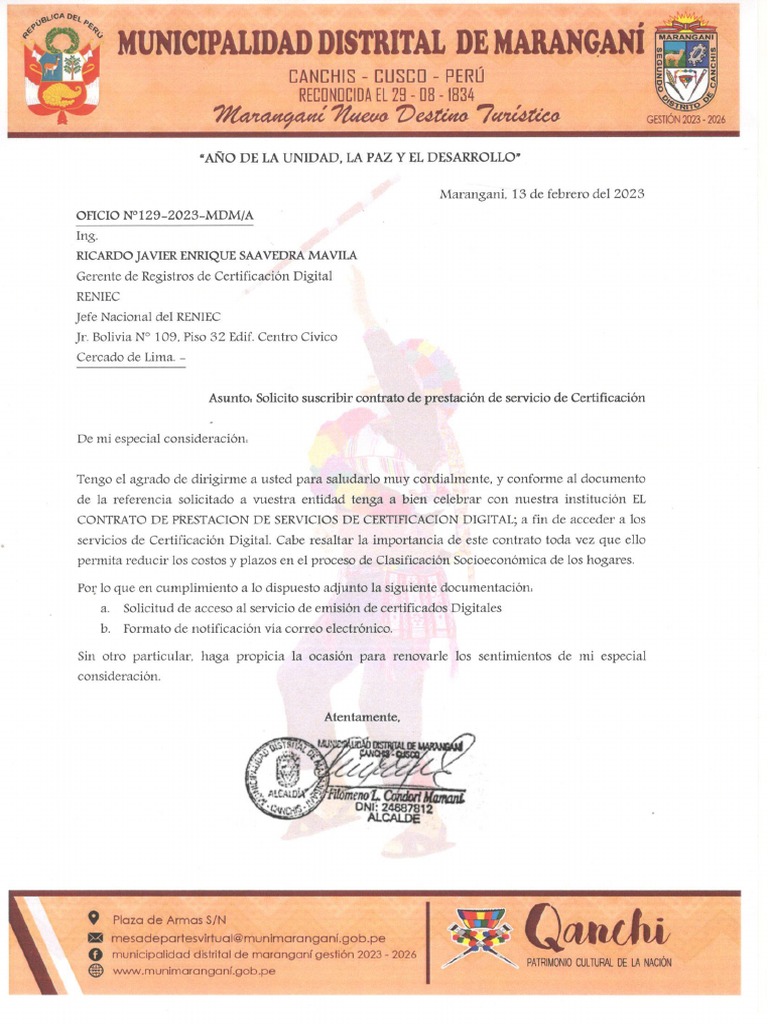 Documentos Reniec | PDF