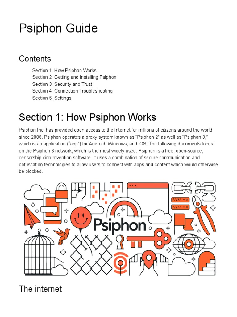 Psiphon Psiphon Guide | PDF | Virtual Private Network | Computer Network