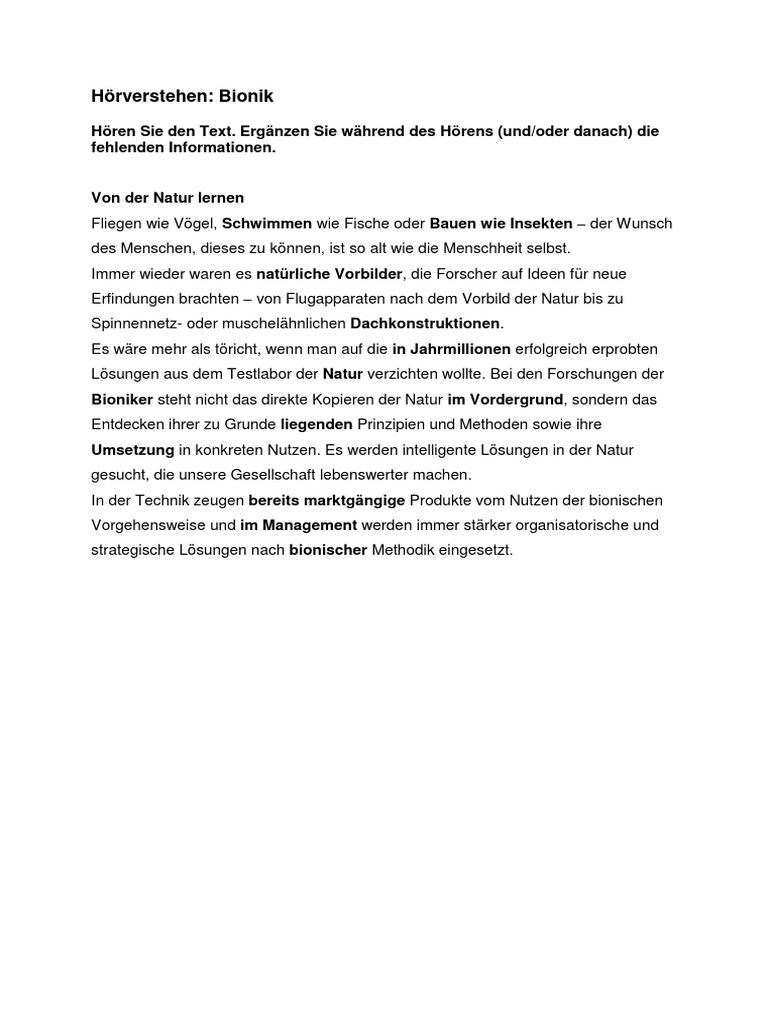 Bionik | PDF