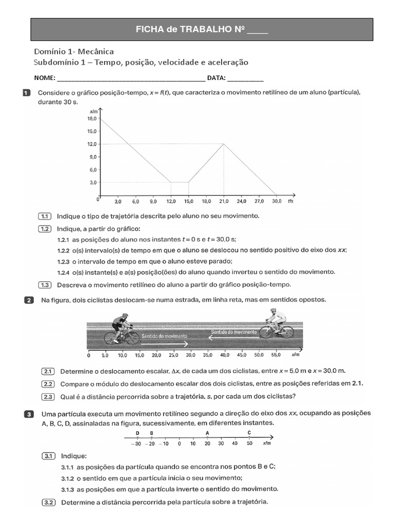 Ficha de Trabalho F11 | PDF