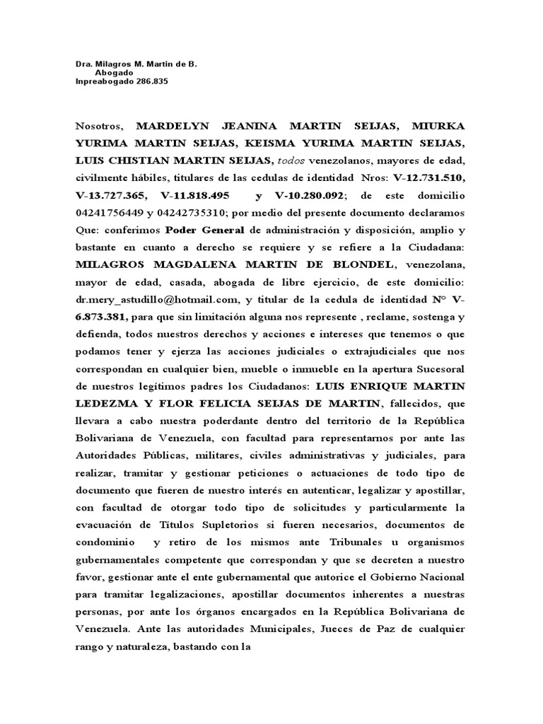 Poder General | PDF | Judicaturas | Venezuela