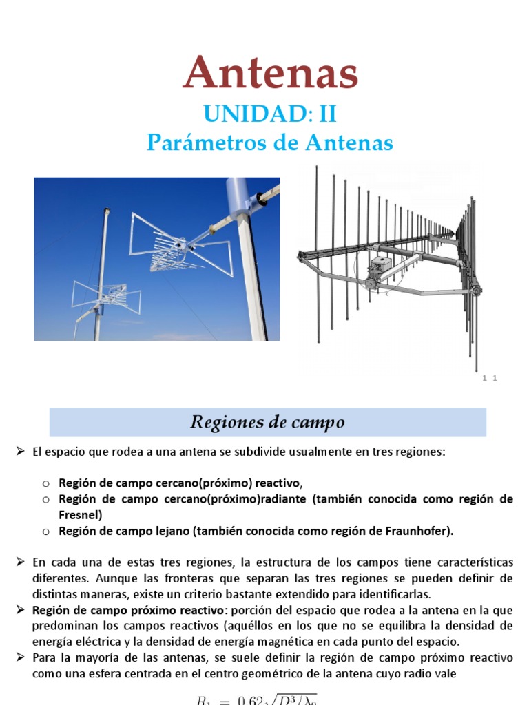 Parametros de Antenas | PDF | Antena (Radio) | Polarización (ondas)