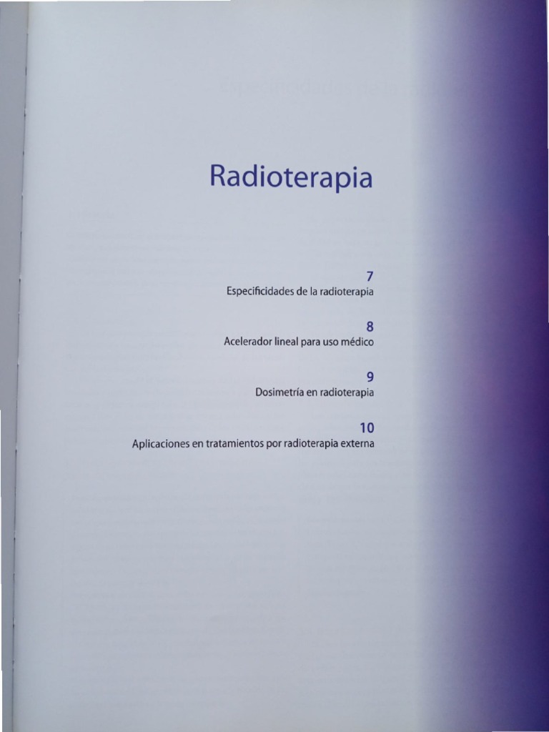 Radioterapia PDF | PDF | Terapia de radiación | Hospital
