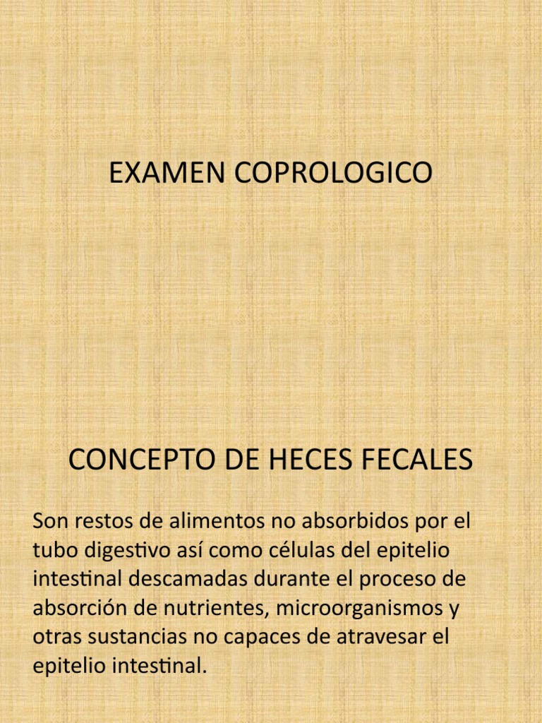 Heces | PDF | Heces | Química