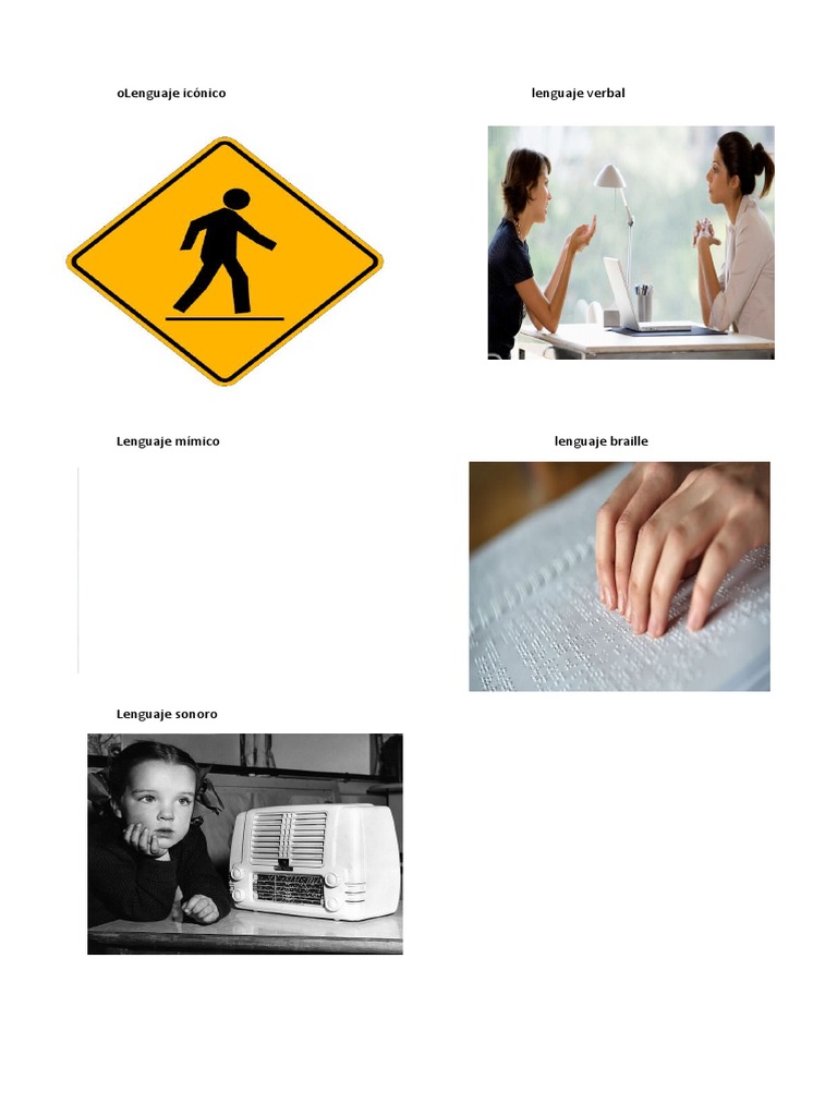 Lenguaje Icónico Lenguaje Verbal | PDF