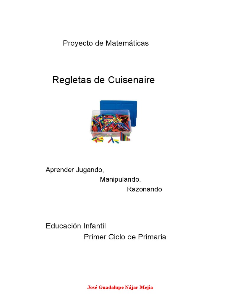 Sumas y Actividades con Regletas Cuisenaire | PDF | Color | Multiplicación