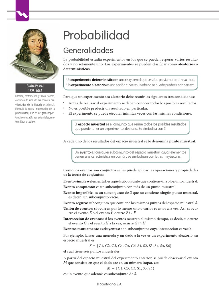 Guia Estadistica de La Probabilidad | PDF | Probabilidad | Conjunto (Matemáticas)