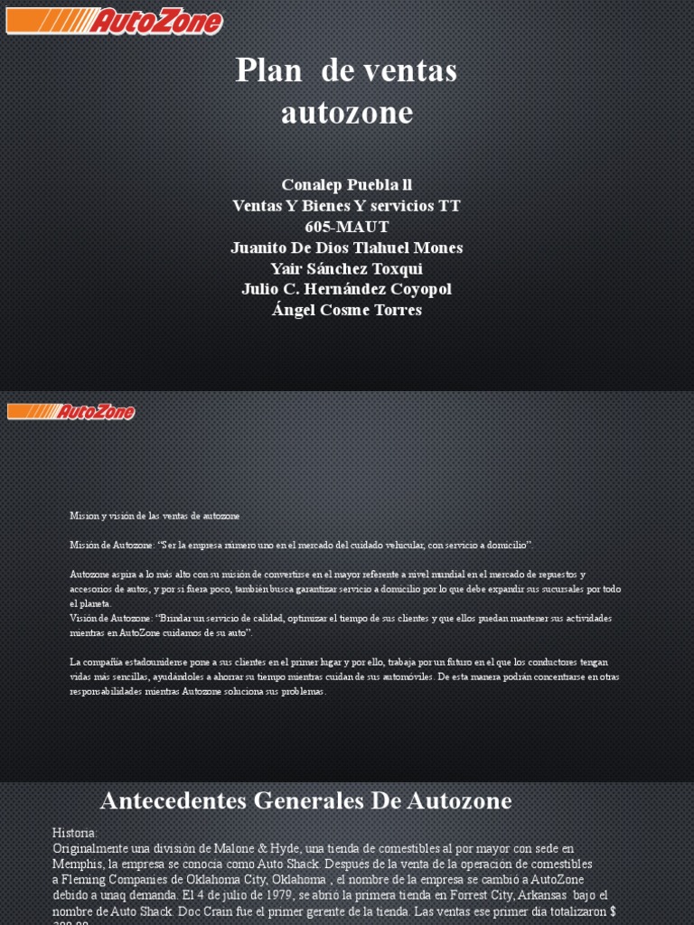 Autozone | PDF | Coche | Internet