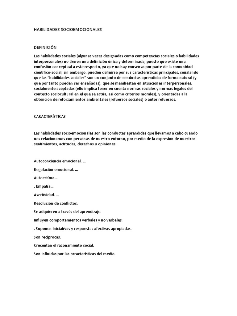 Orientación Escolar | PDF | Habilidades sociales | Cognición