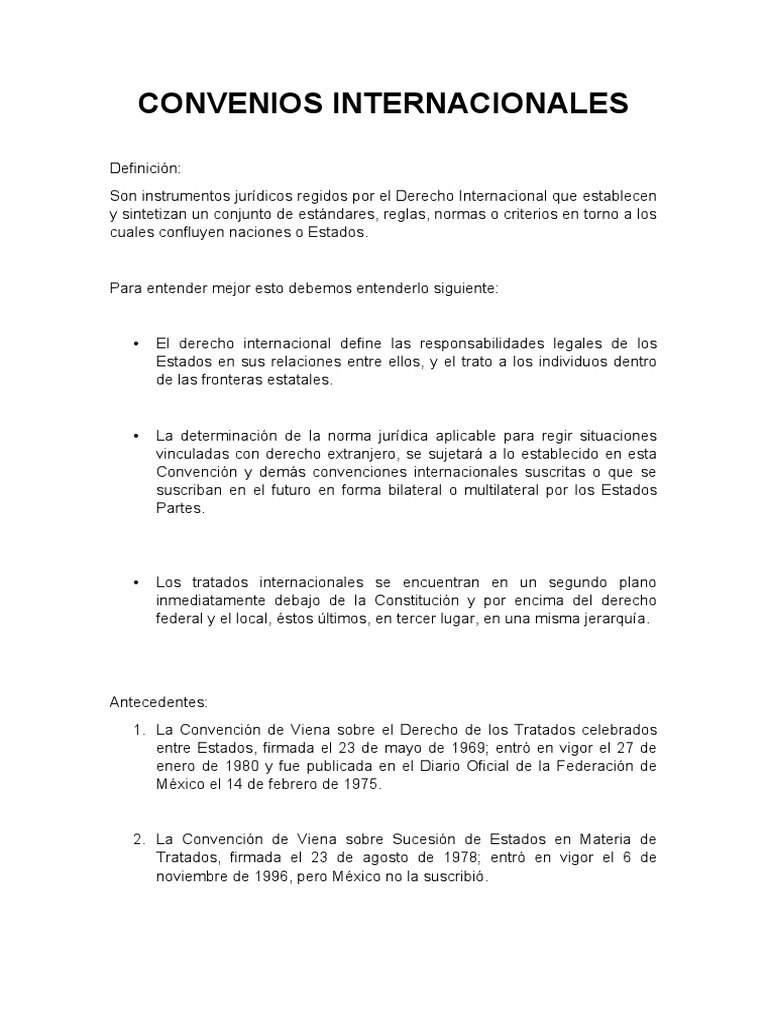 Convenios | PDF | Tratado | Convenio europeo de derechos humanos