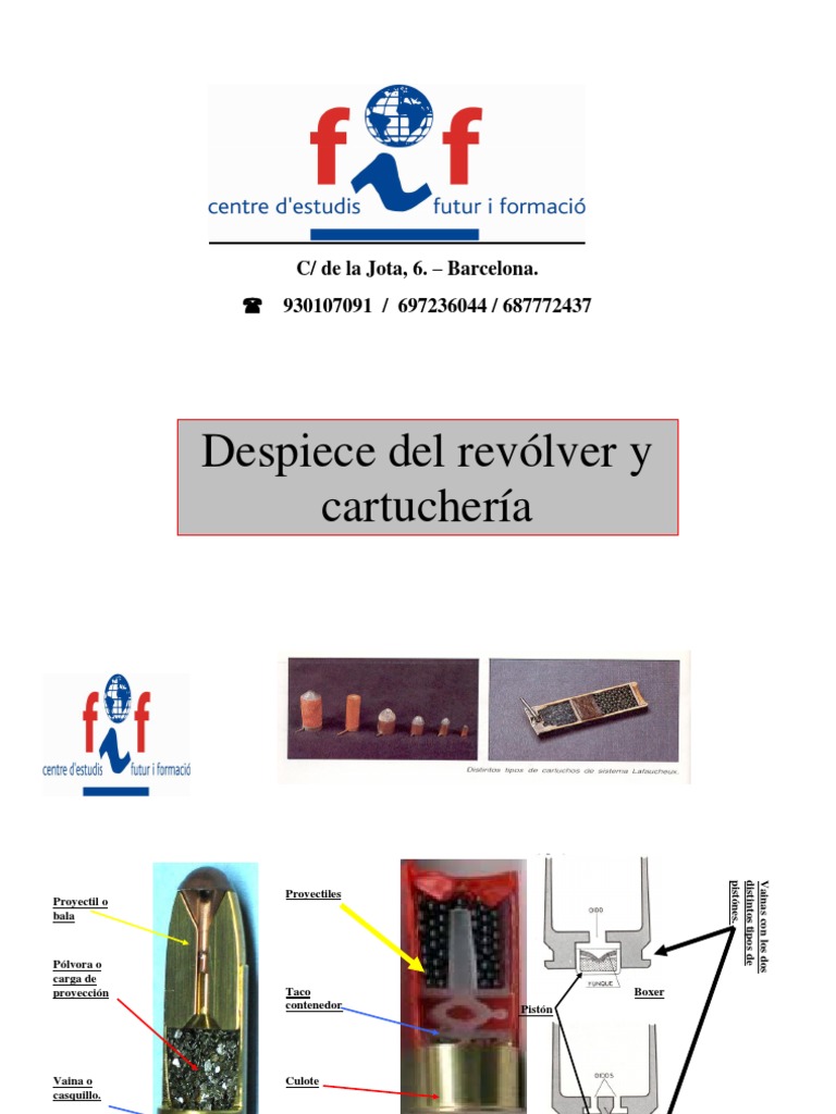 Despiece Revolver FIF | PDF | Revólver | Bienes manufacturados