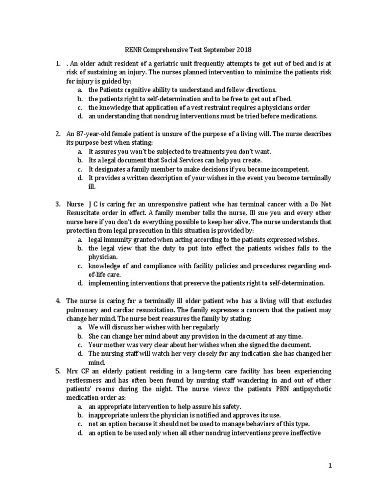 RENR 200 Items Comprehensive Test | PDF | Epidemiology | Heart