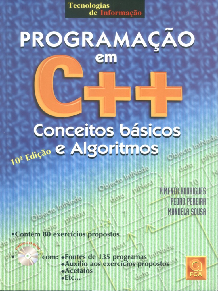 Uma Introdução à Programação em C++: Conceitos Básicos, Algoritmos e ...