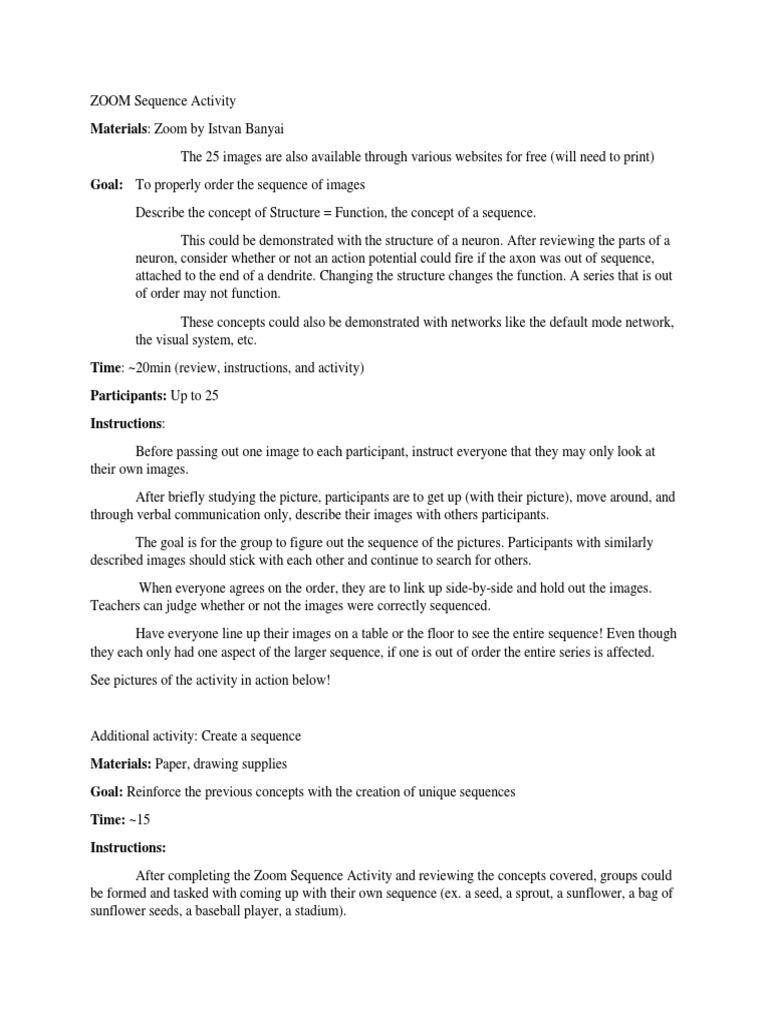 Nwggin Zoom Activity PDF | PDF | Neuron | Dendrite