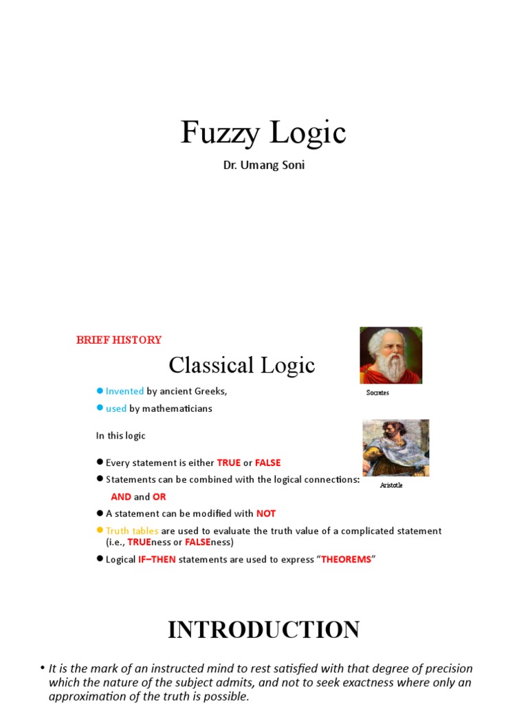 Fuzzy | PDF | Boolean Algebra | Teaching Mathematics