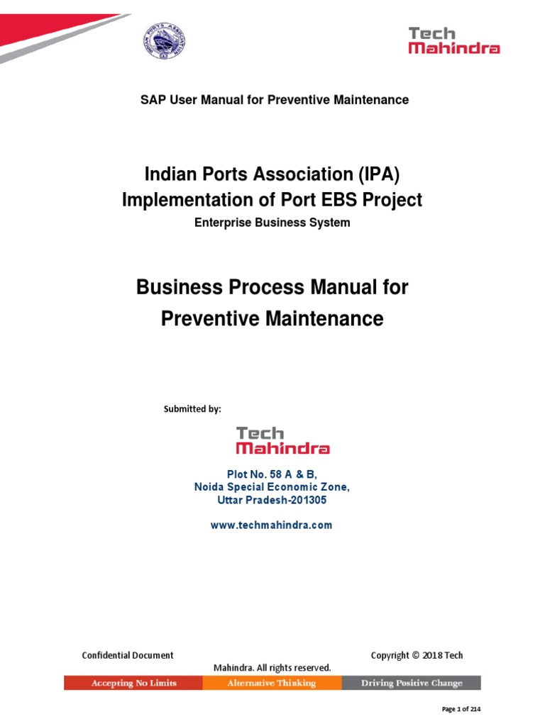 Sap User Manual For Preventive Maintenance PDF | PDF | Screenshot ...