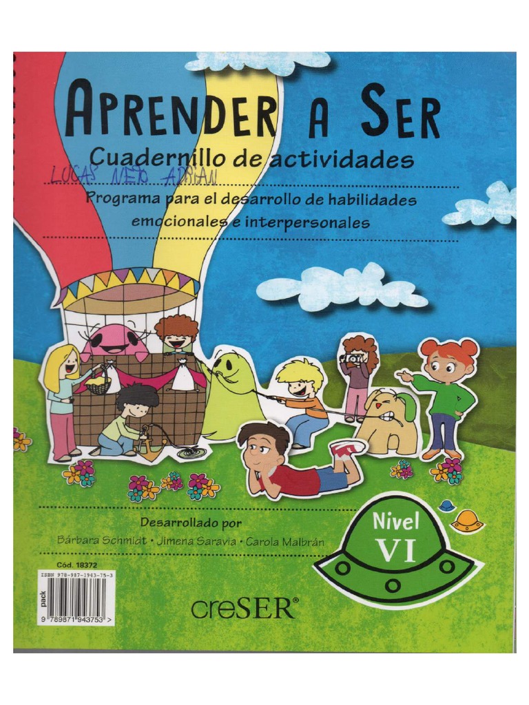 APRENDER A SER CUADERNILLO NIVEL VI - 0001-Convertido-Comprimido | PDF