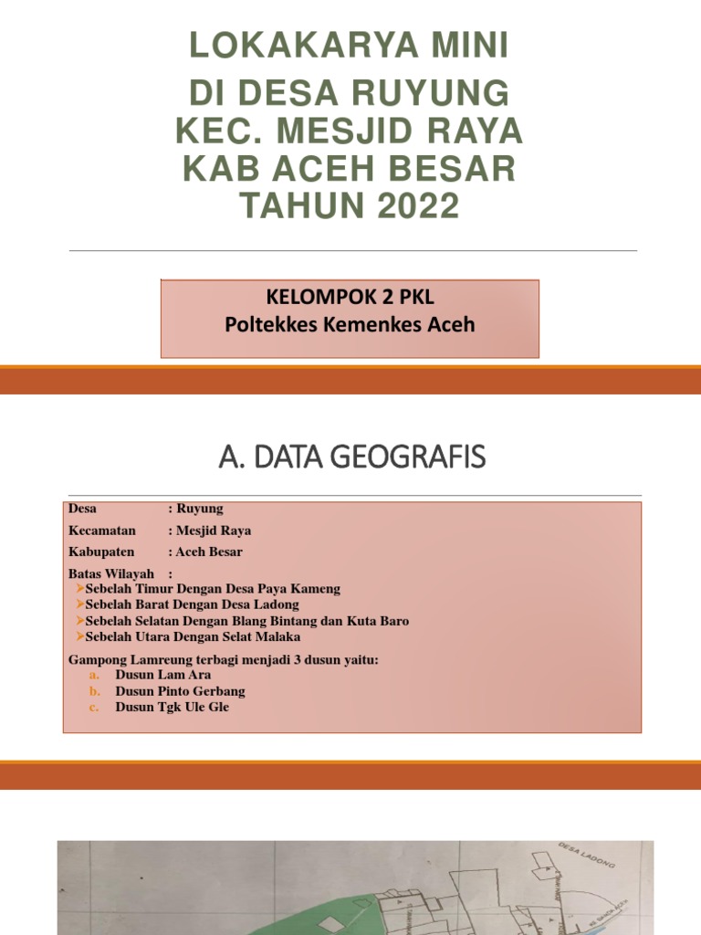 Komunitas Gampong Ruyung | PDF