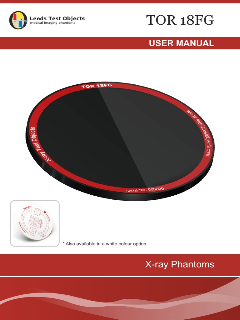 Leeds TOR 18FG User Manual | PDF | Optical Resolution | Contrast (Vision)