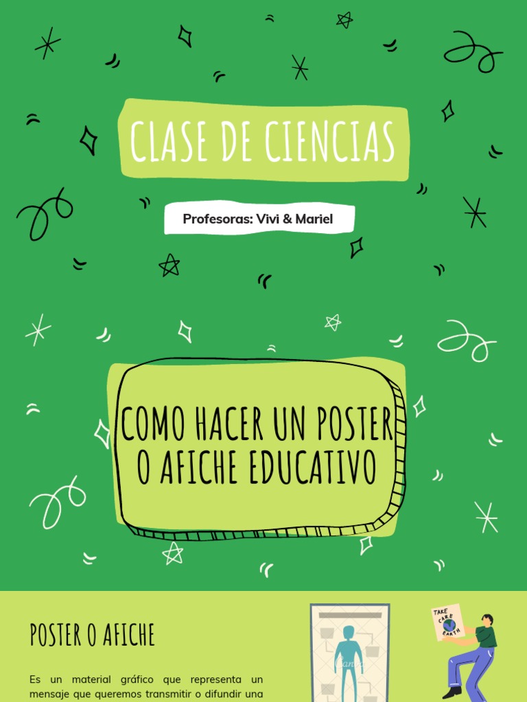 Clase Ciencias Afiche | PDF | Información | Póster